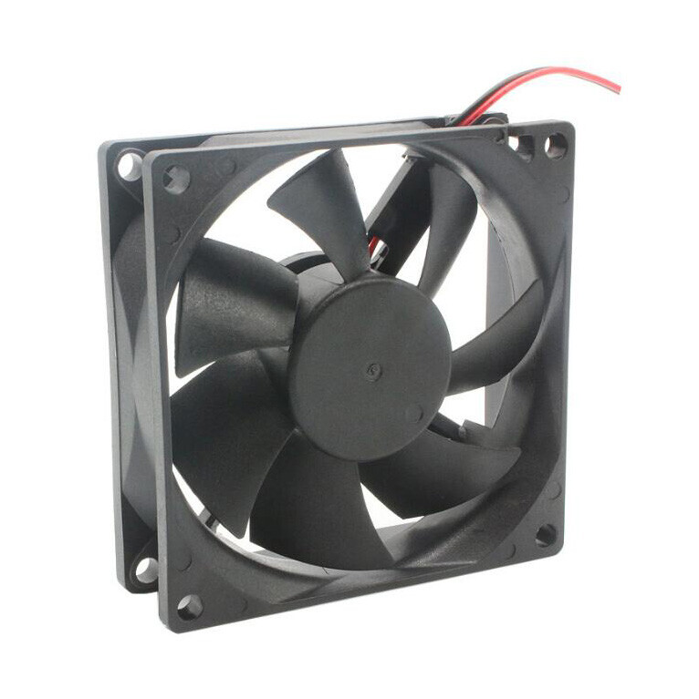 80mm 12 Volt Brushless DC Cooling Fan Silent Computer Case Fan Caravan ...