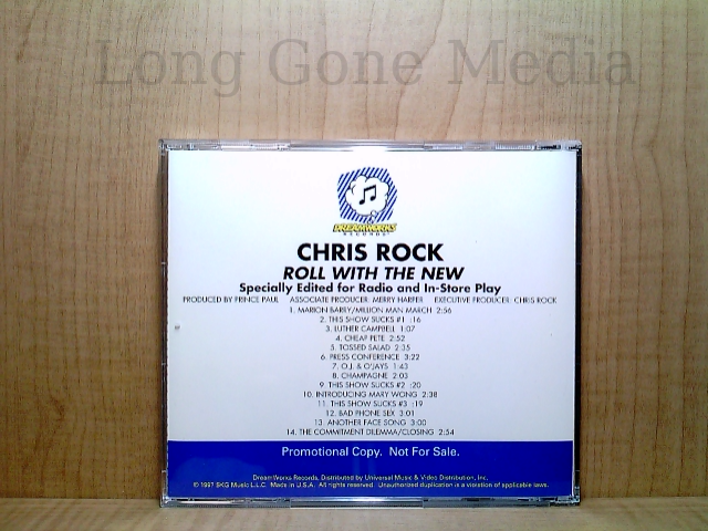 Roll With The New by Chris Rock (CD, Promo, 1997, DreamWorks Records ...