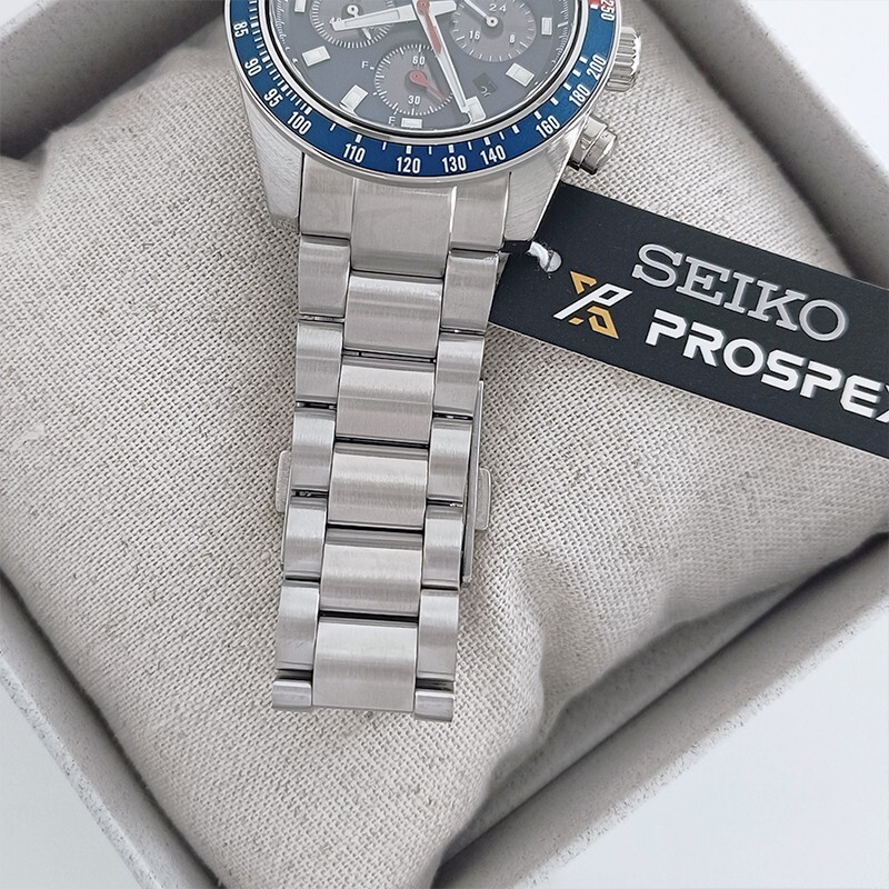 Men's Classic Seiko Prospex Speedtimer Blue Dial SSC913 Chronograph ...