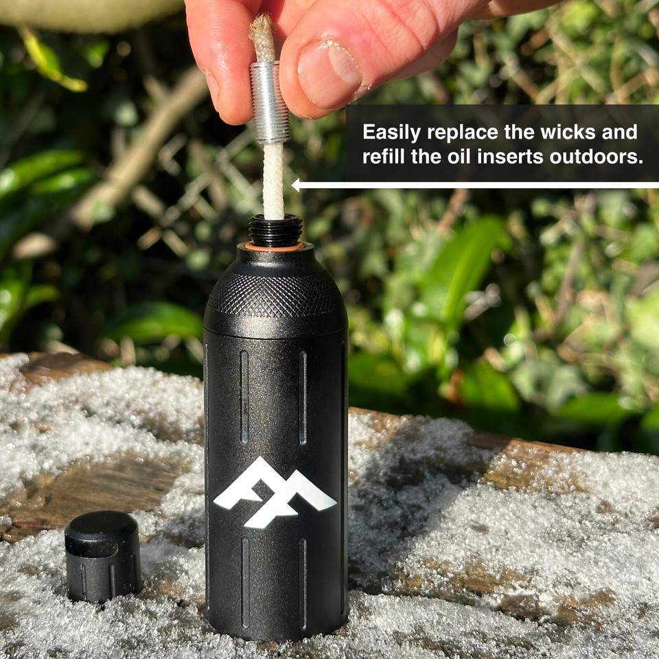 Oil Insert for Use With UCO Original Candle Lanterns | Leak-Proof, Long ...