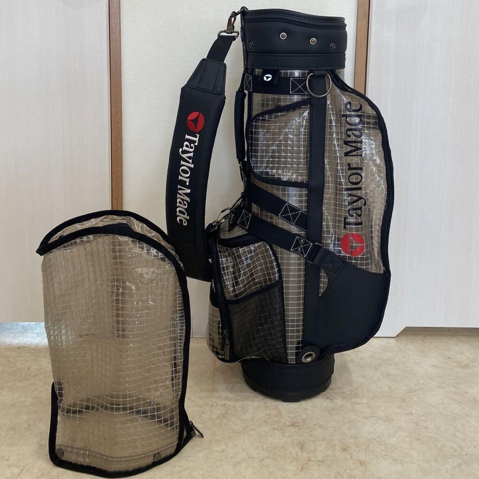 TaylorMade clear transparent body caddy bag golf bag | eBay