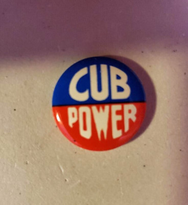 Original 1969 Chicago Cubs Team Booster pinback pin ( Cub Power ) | eBay