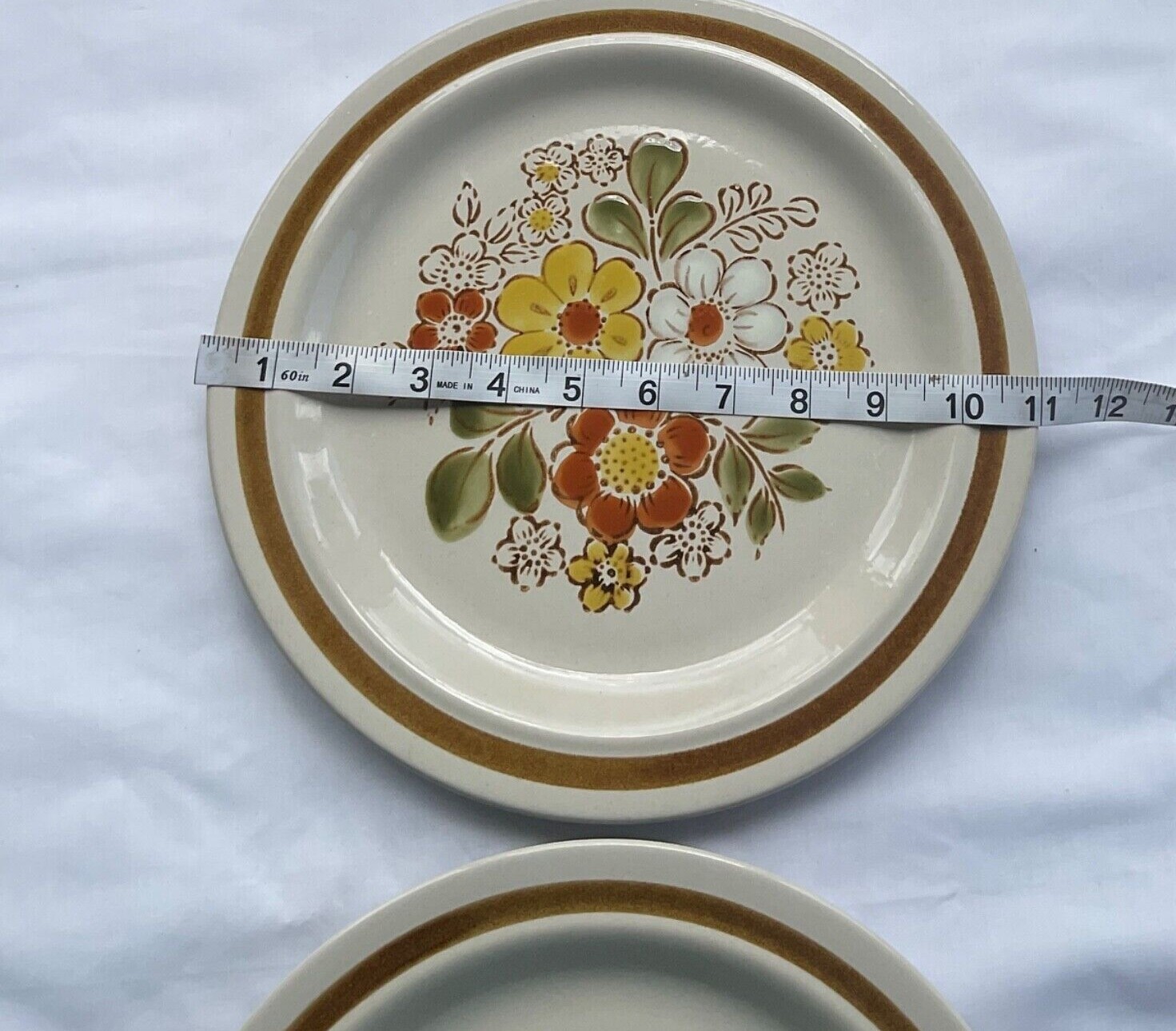 DECORATED PEBBLE STONE HANDPAINTED DINNER PLATES sigma 2 Plates | eBay