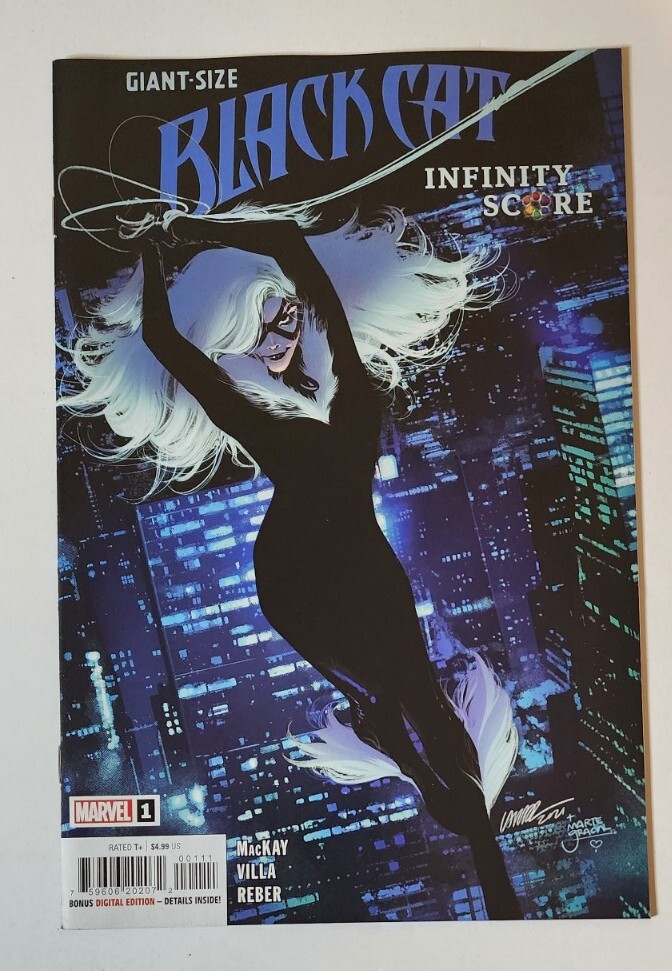 GIANT SIZE BLACK CAT INFINITY SCORE #1 A & B variant set NM lot of 2 | eBay
