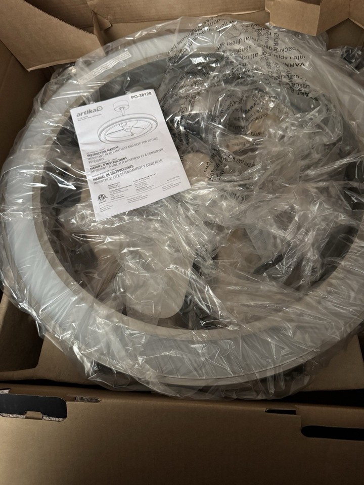 Artika Edwin 23" LED Chandelier Ceiling Fan Open Box | eBay