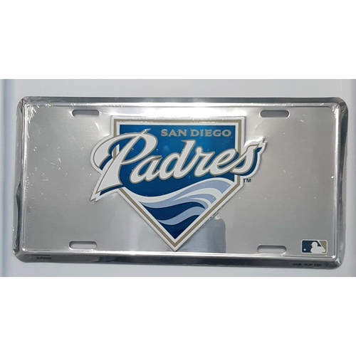 San Diego Padres MLB Baseball metal license plate tag NOS New novelty ...