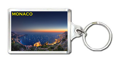 Monaco MOD3 Keyring Souvenir Keychain | eBay UK