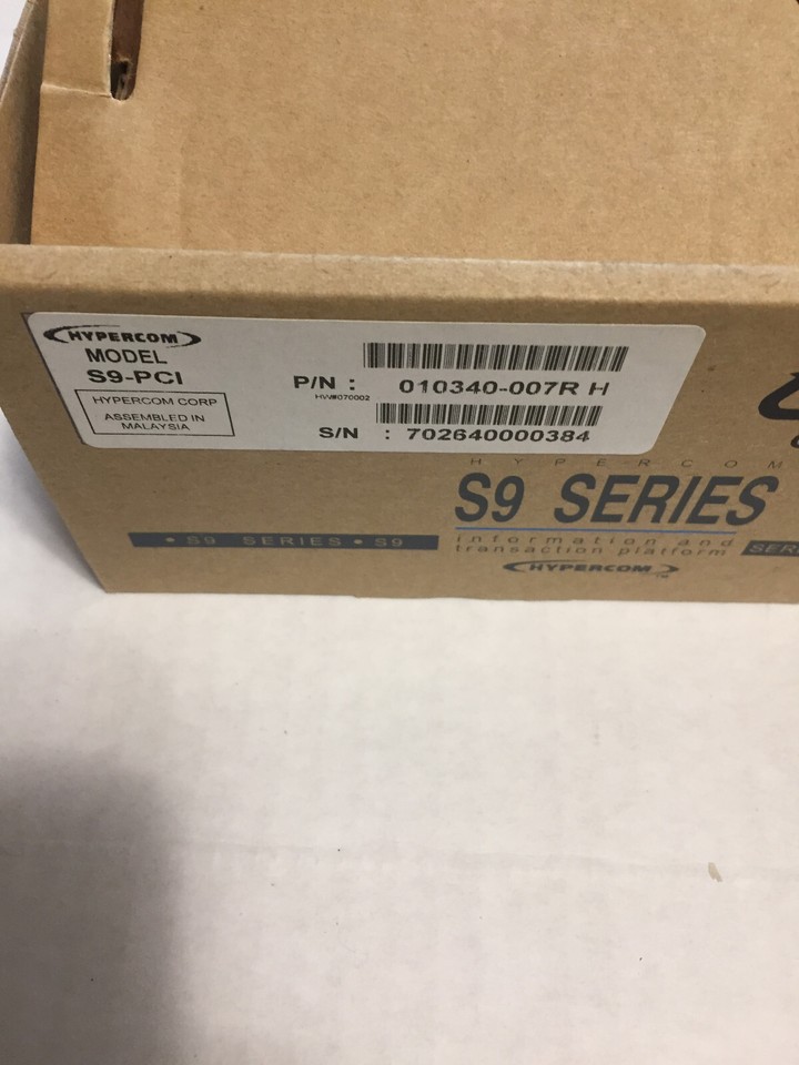 Hypercom S9 PINpad without Cable **FOR PARTS OR REPAIR** | eBay