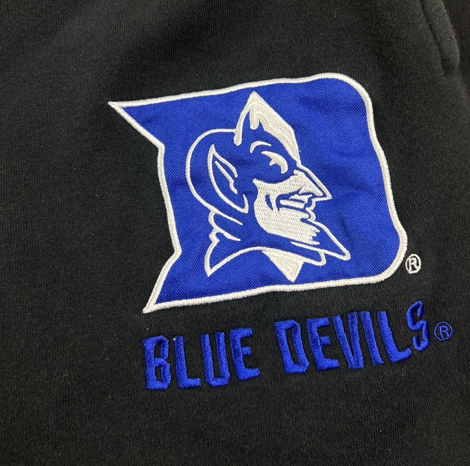 Vintage Duke Blue Devils NCAA College Sweatpants Black Small Pockets ...