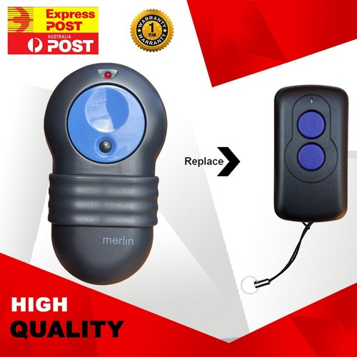 Merlin M802 Blue Compatible Garage Door Remote Prolift 230T/430R New ...