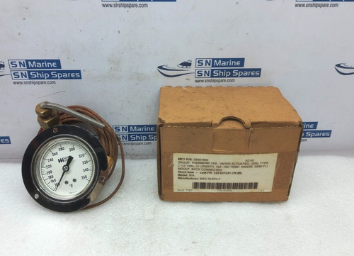 Weiss 100-350 F Temp Vapor Actuated Thermometer Gauge MSC Supply ...