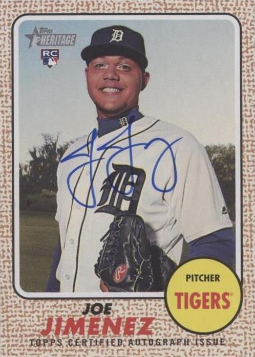 2017 Topps Heritage High Number - Real One Autographs Joe Jimenez #ROA ...