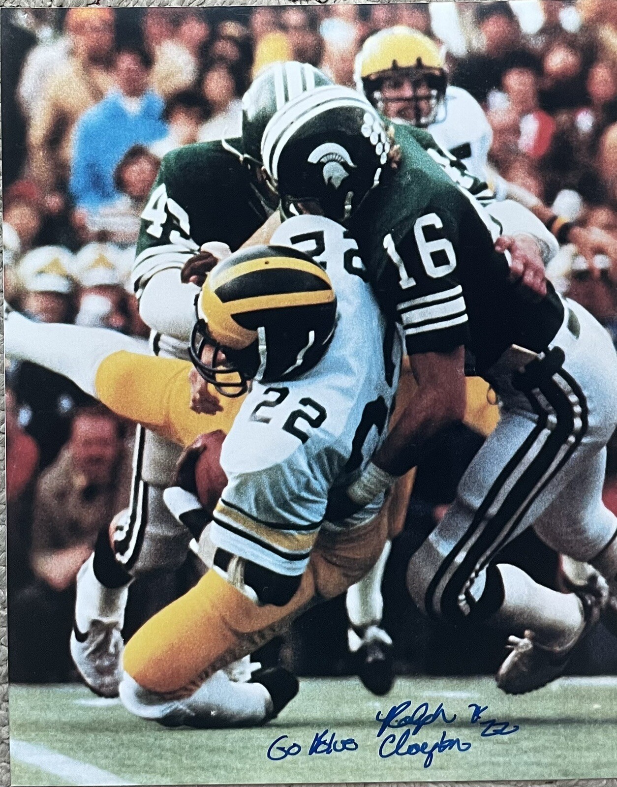 Ralph Clayton University of Michigan Autographed 8x10 | eBay