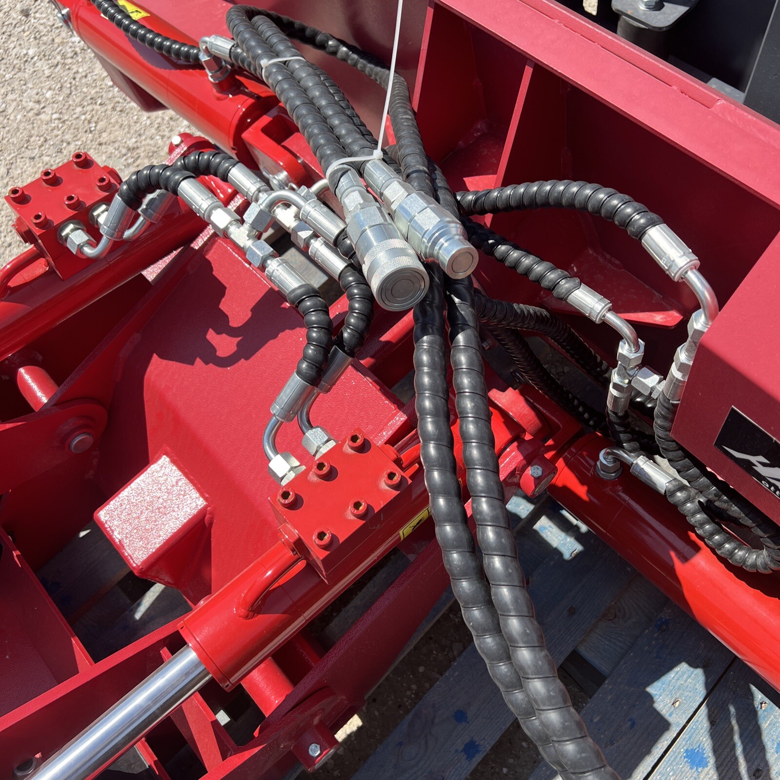 skid steer post puller Setter New handy Attachments Hydraulic Rotating ...