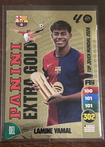 Lamine Yamal Extra Gold Adrenalyn 2024-2025 | eBay