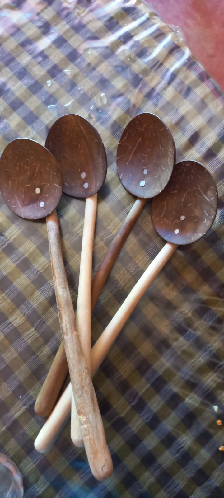 Coconut Shell Spoon Eco Friendly Kitchen Serving Traditional Handmade ...