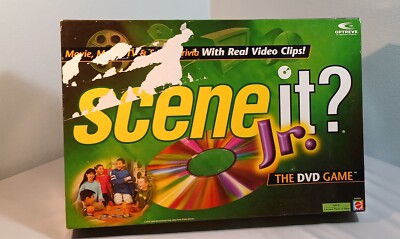 Scene it Jr By Mattel, Family DVD Board Game TV Movie Trivia Junior ...
