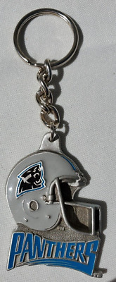 Carolina Panthers Licensed NFL Pewter Key Chain | eBay
