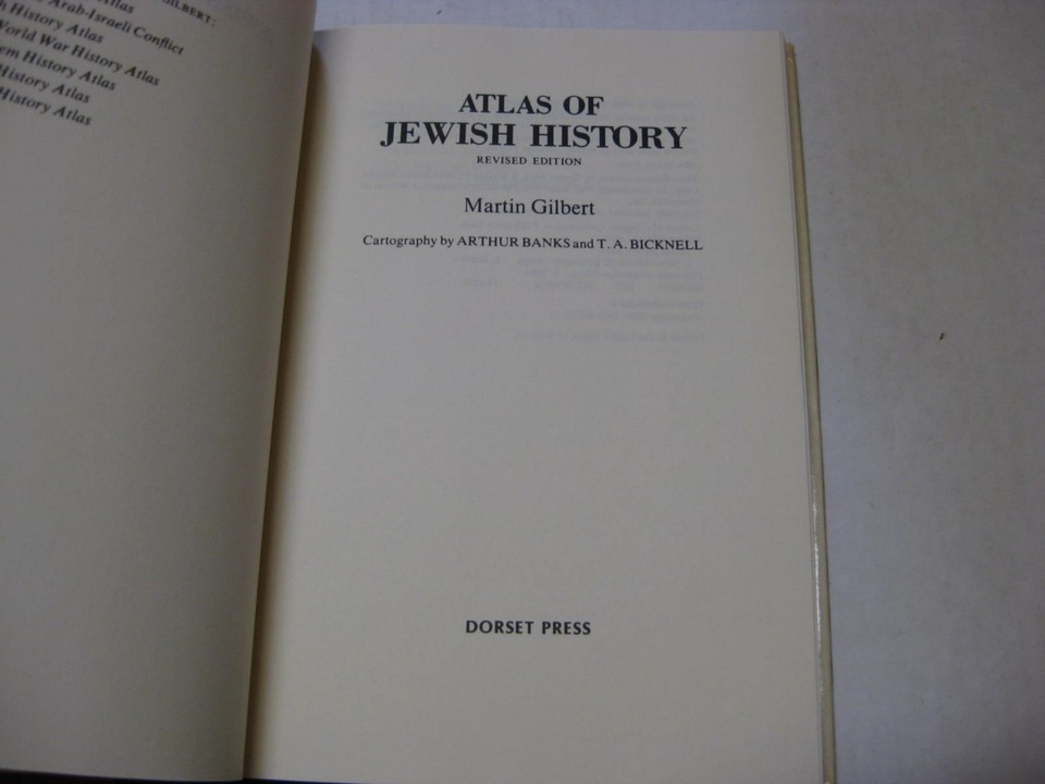 The Atlas of Jewish History by Martin Gilbert MUST HAVE | eBay