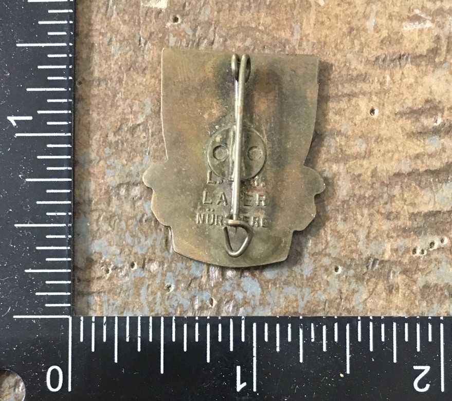 WW2 US Army 553rd Armored Infantry Battalion DI DUI Crest Pin LAUER ...