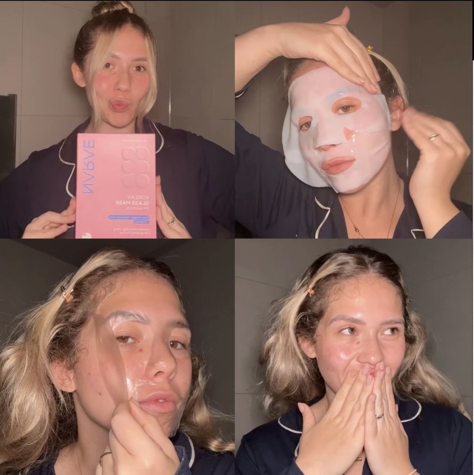 Viral Face Mask Bio Collagen Quasi Brand New Viral Korean Glass Skin ...