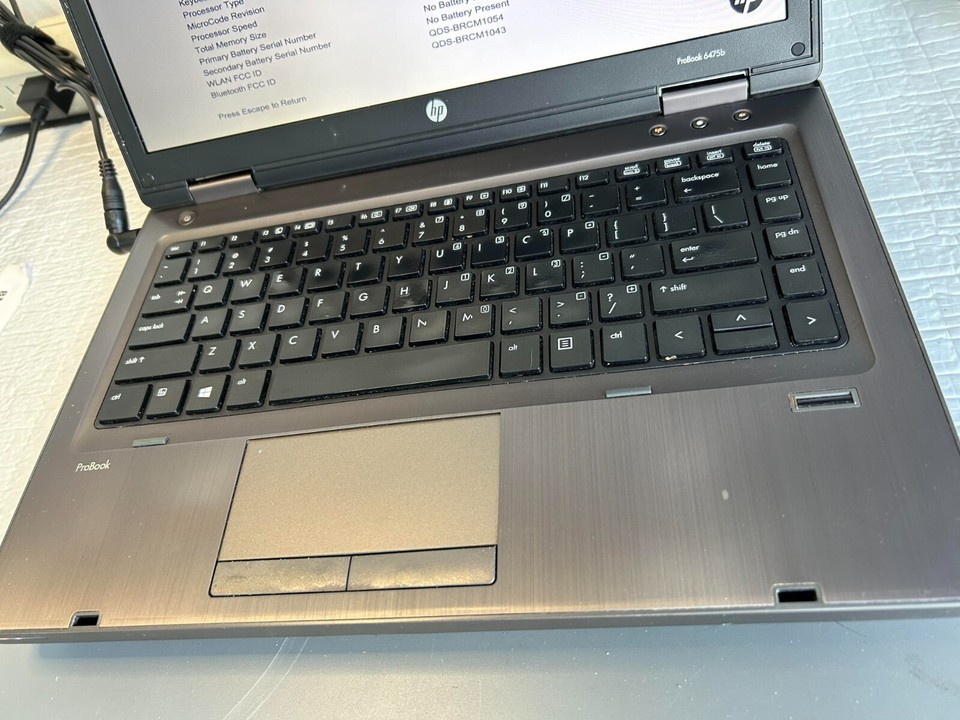 HP Probook 6475b Laptop AMD A10-4600M NO RAM NO HDD NO BATTERY FOR ...