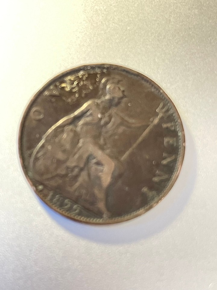1899 One Penny coin Britannia Victoria England | eBay