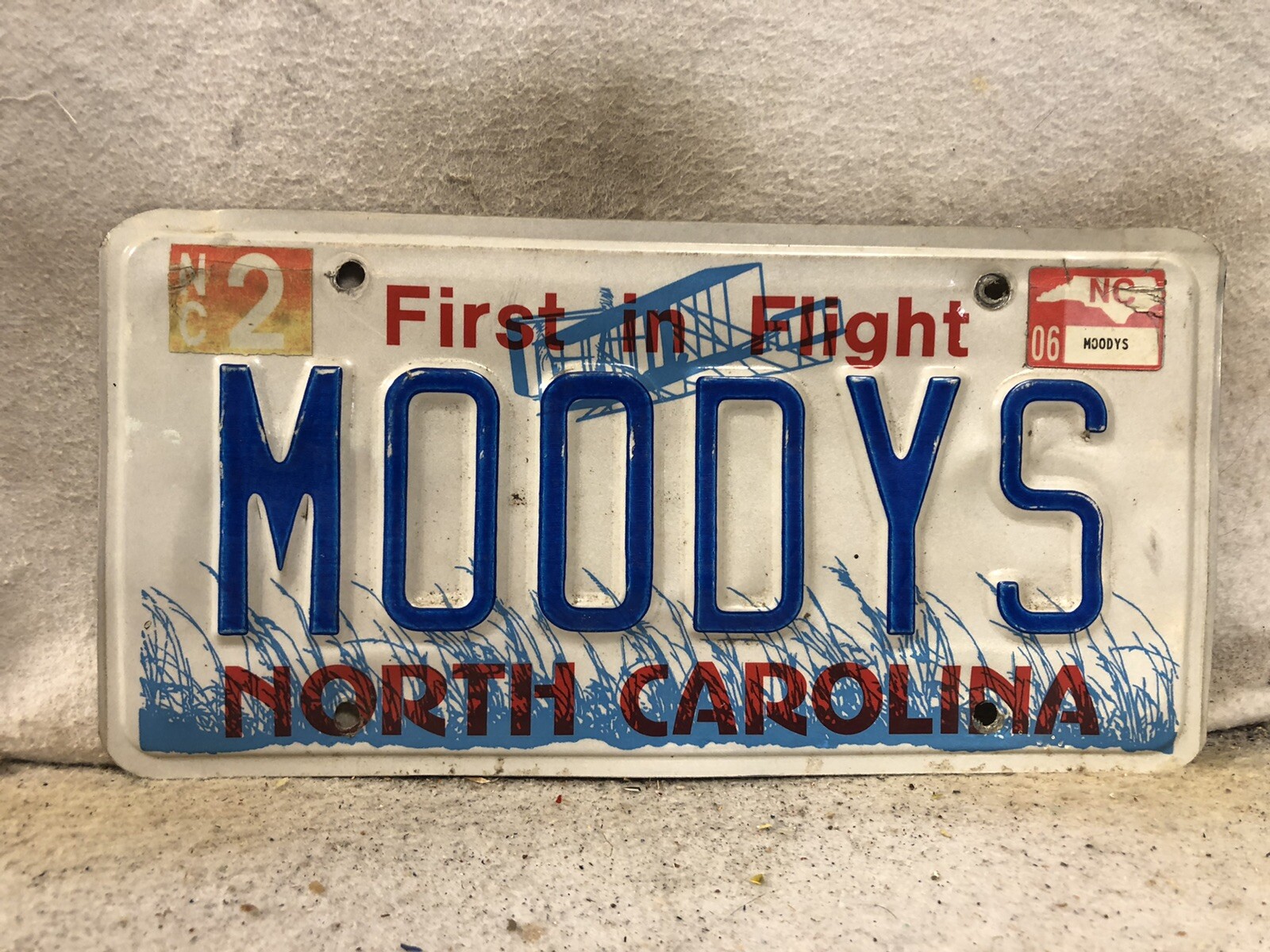 2006 North Carolina Vanity License Plate “MOODYS” | eBay