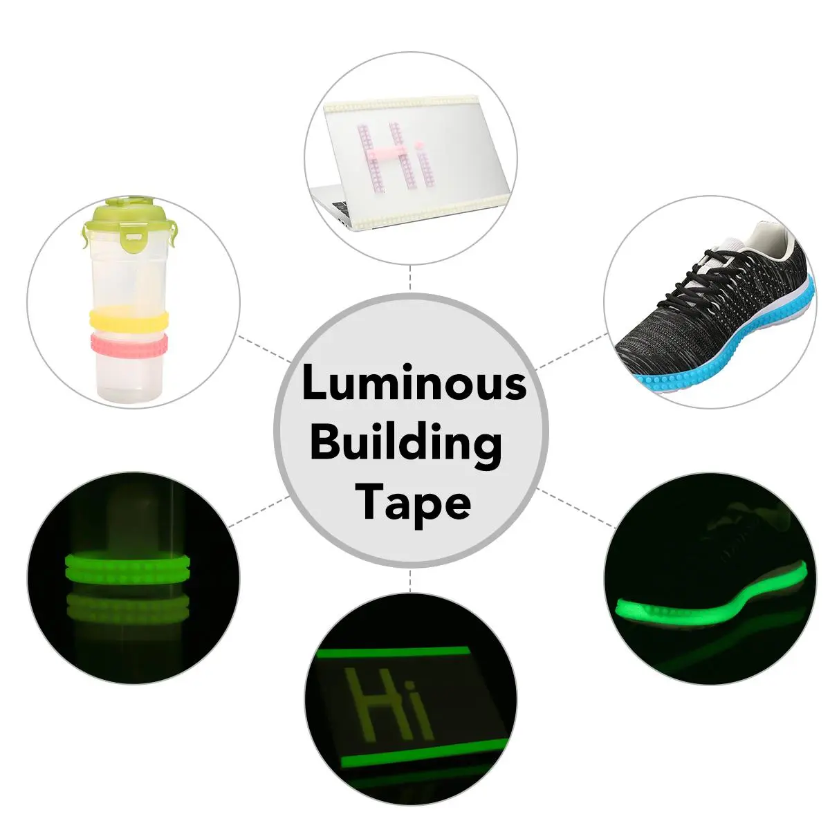 Lego Block Tape | Silicone Adhesive Tape for Building Blocks I Flexible ...