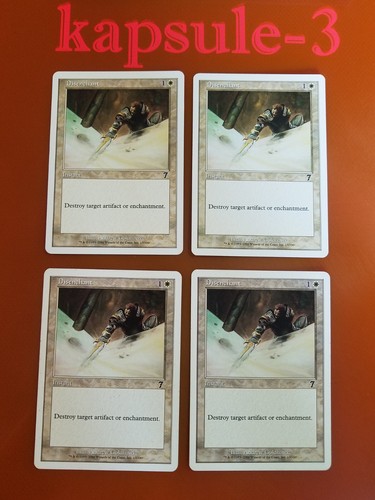 4x Disenchant | 7th Edition | MTG Magic Cards | eBay