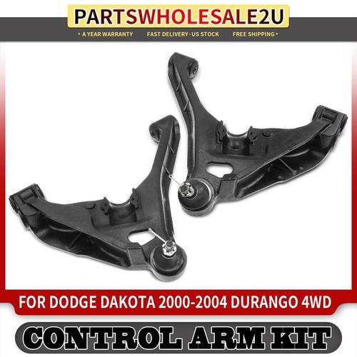 2x Front Lower Control Arm w/ Ball Joints for Dodge Dakota Durango ...