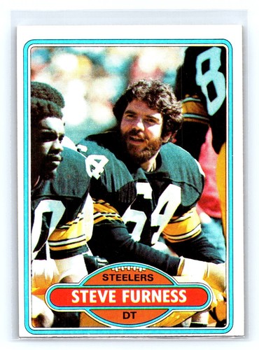 1980 Topps #111 Steve Furness Pittsburgh Steelers High Grade | eBay