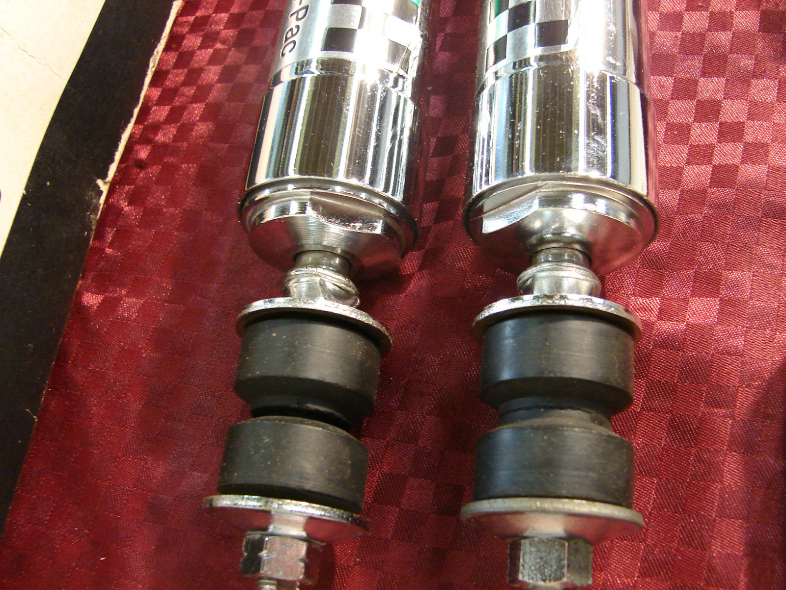 53-62 CHEVROLET CORVETTE NOS DELCO TRACTION PAC ADJUSTABLE CHROME FRONT ...