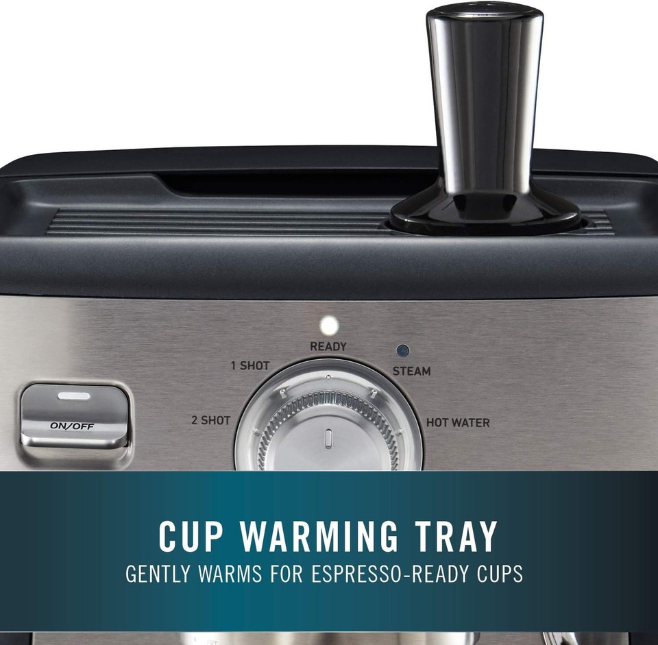 Calphalon BVCLECMP1 Espresso Machine with Steam Wand - Silver | eBay