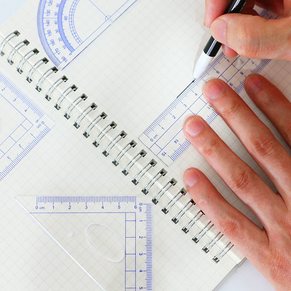 Compass Geometry Tool, 13PCS Compass and Protractors Set Math Geometry ...