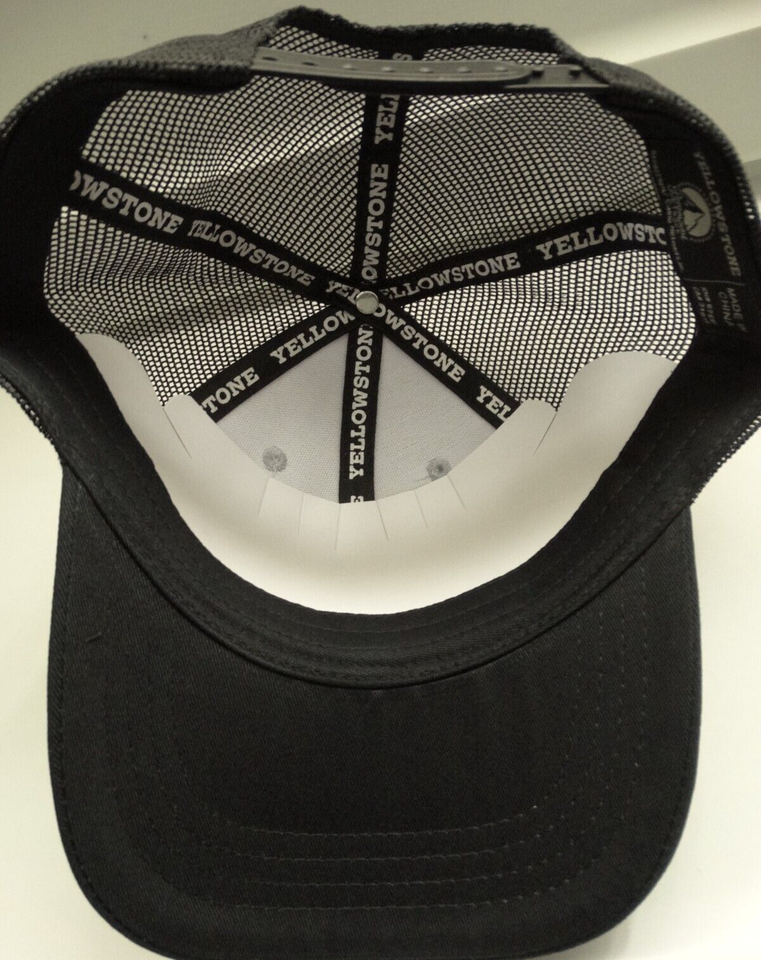 Yellowstone Tv Show Y Logo Dutton Ranch Licensed Trucker Black And Gray ...