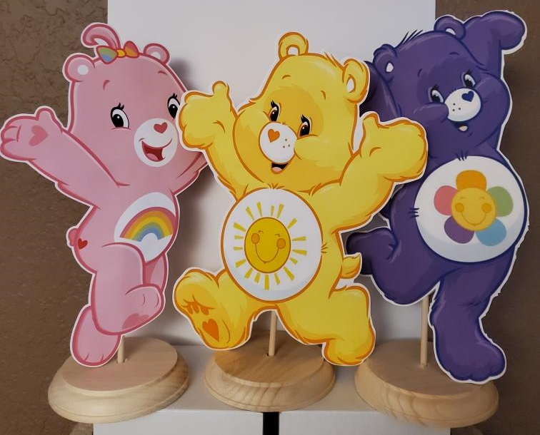 Care Bears Table Centerpieces OR Cutouts. Care Bears Party Decorations ...