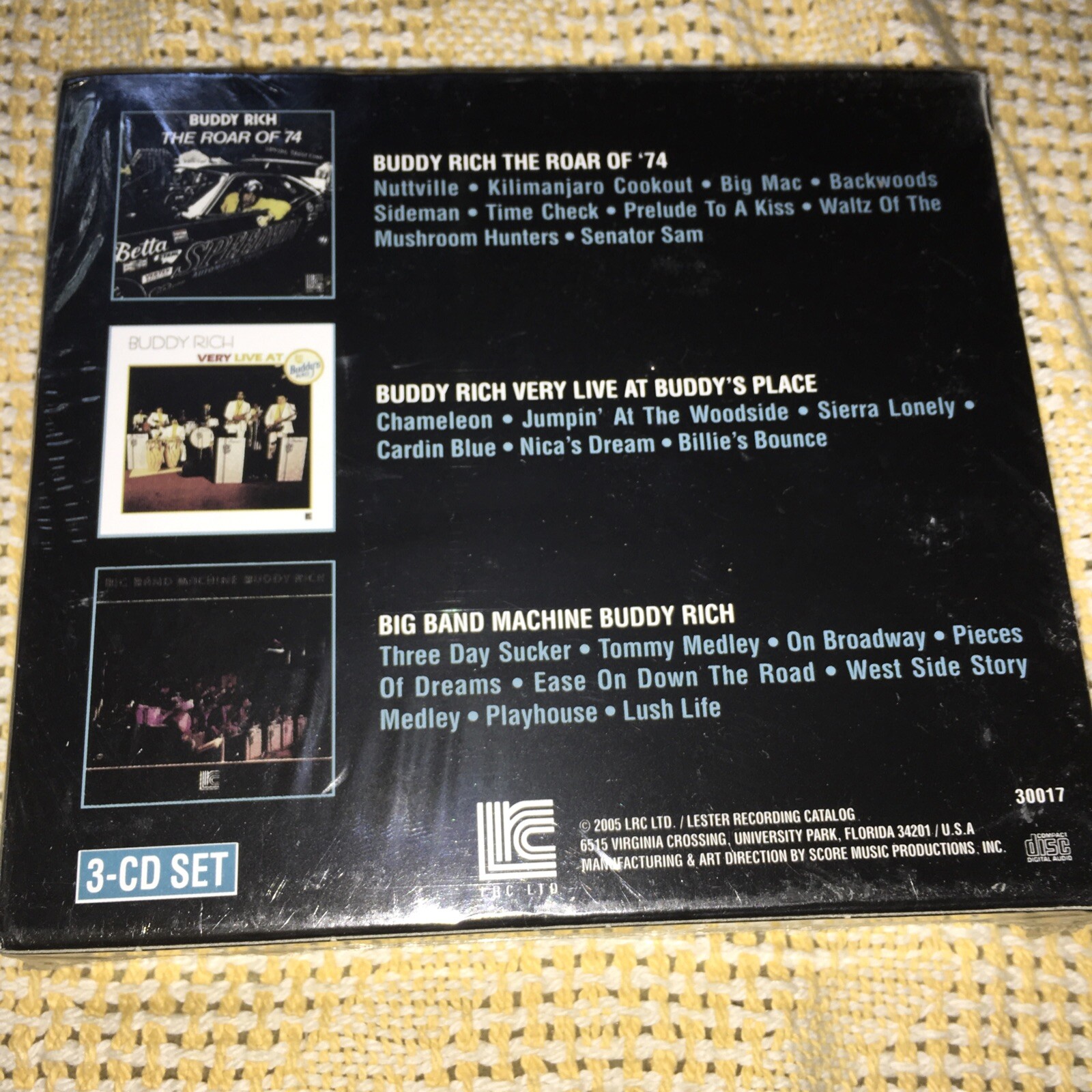 The Best of Buddy Rich by Buddy Rich (CD, Feb-2006, 3 Discs, LRC ...