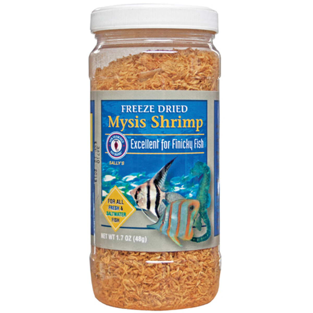 San Francisco Bay Brand Freeze Dried Mysis Shrimp 1.7 oz Finicky Eater ...