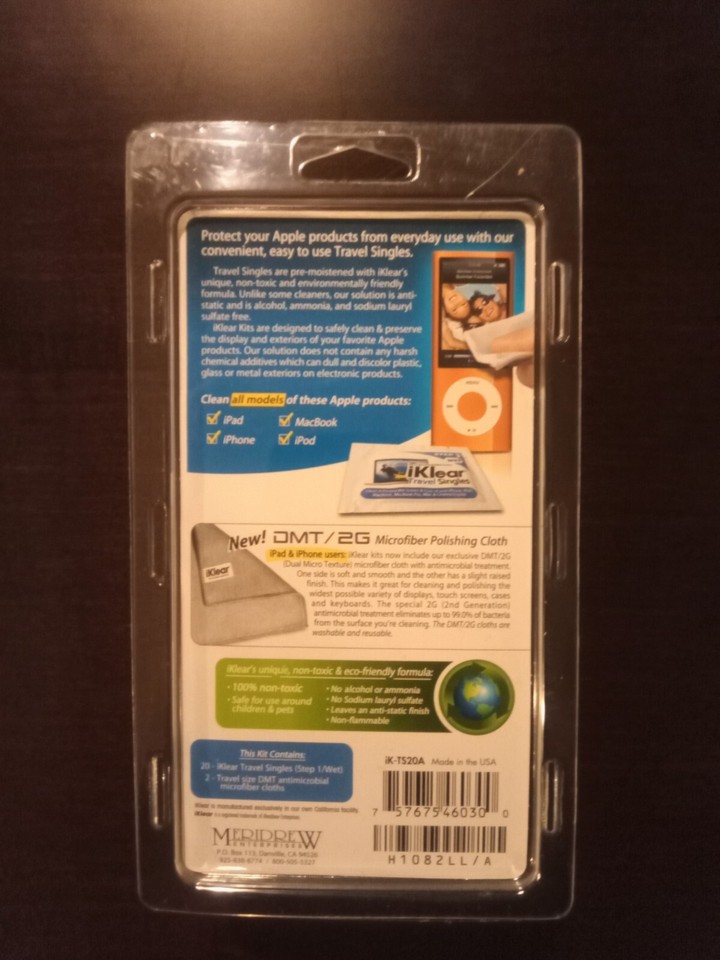 iKlear Travel Singles for iPhone, iPad, MacBook, MacBook Pro Screens ...