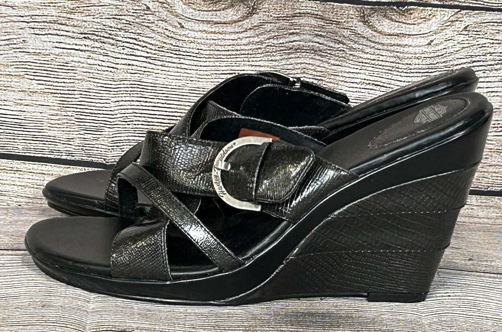 Harley Davidson Women’s Dianna 4-inch Sandals. Sz 8 - Gem