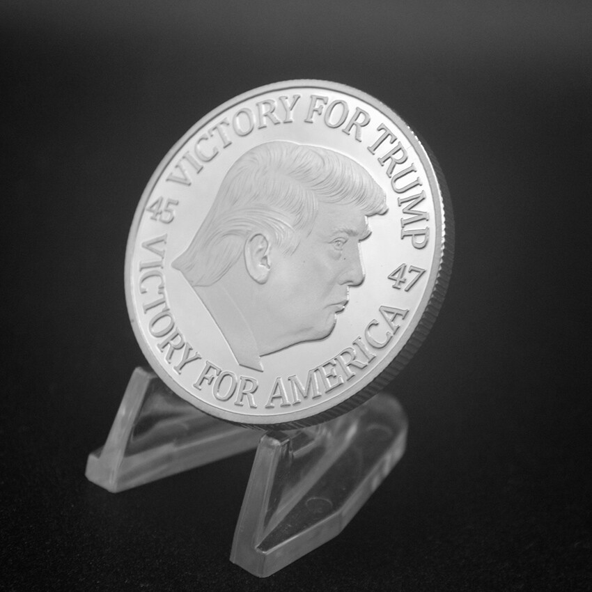 Silver Victory For Trump 45-47th President Donald Trump Victory Coin | eBay