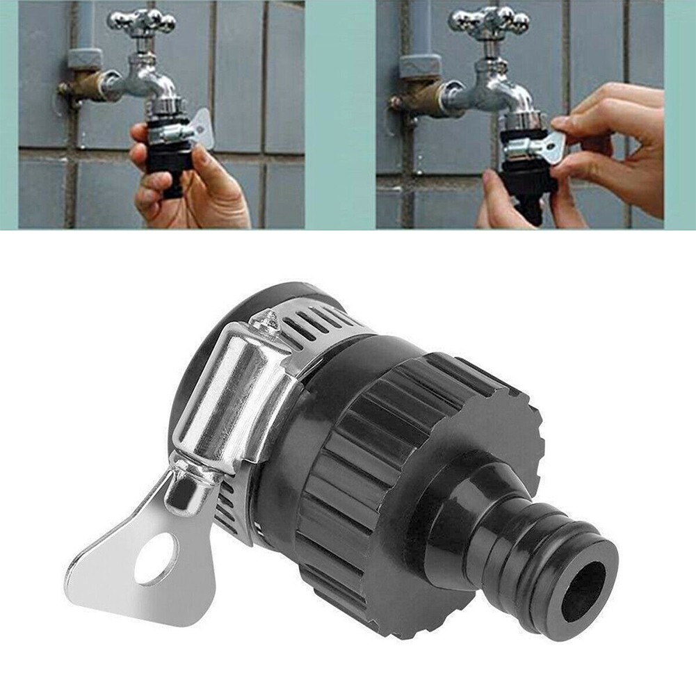Efficient Tap Adapter for Kitchen Mixer Taps and Garden Hose Connection ...