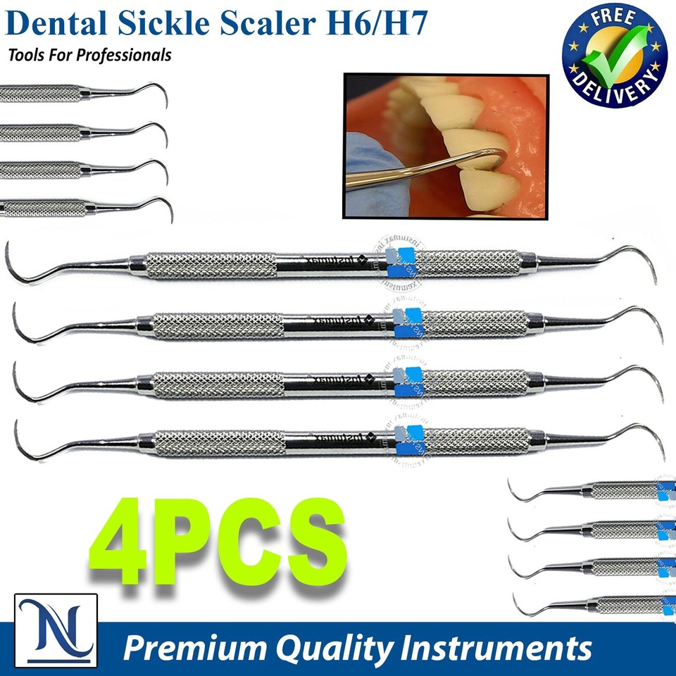 Sickle Scaler Anterior Posterior Hygiene Sickle Scalers Dental Steel ...