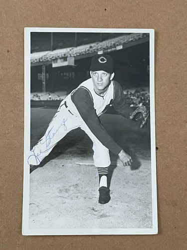 Lee Stange Signed Cleveland Indians Vintage Team Issued Baseball ...