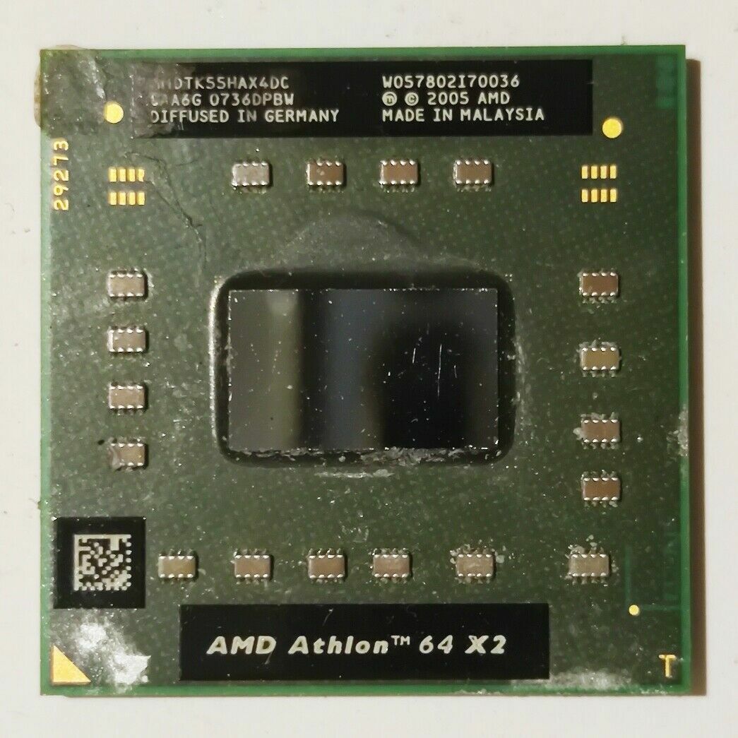 Processeur AMD Athlon 64X2 AMDTK55HAX4DC TK-55 1,8 GHz Socket S1 ...