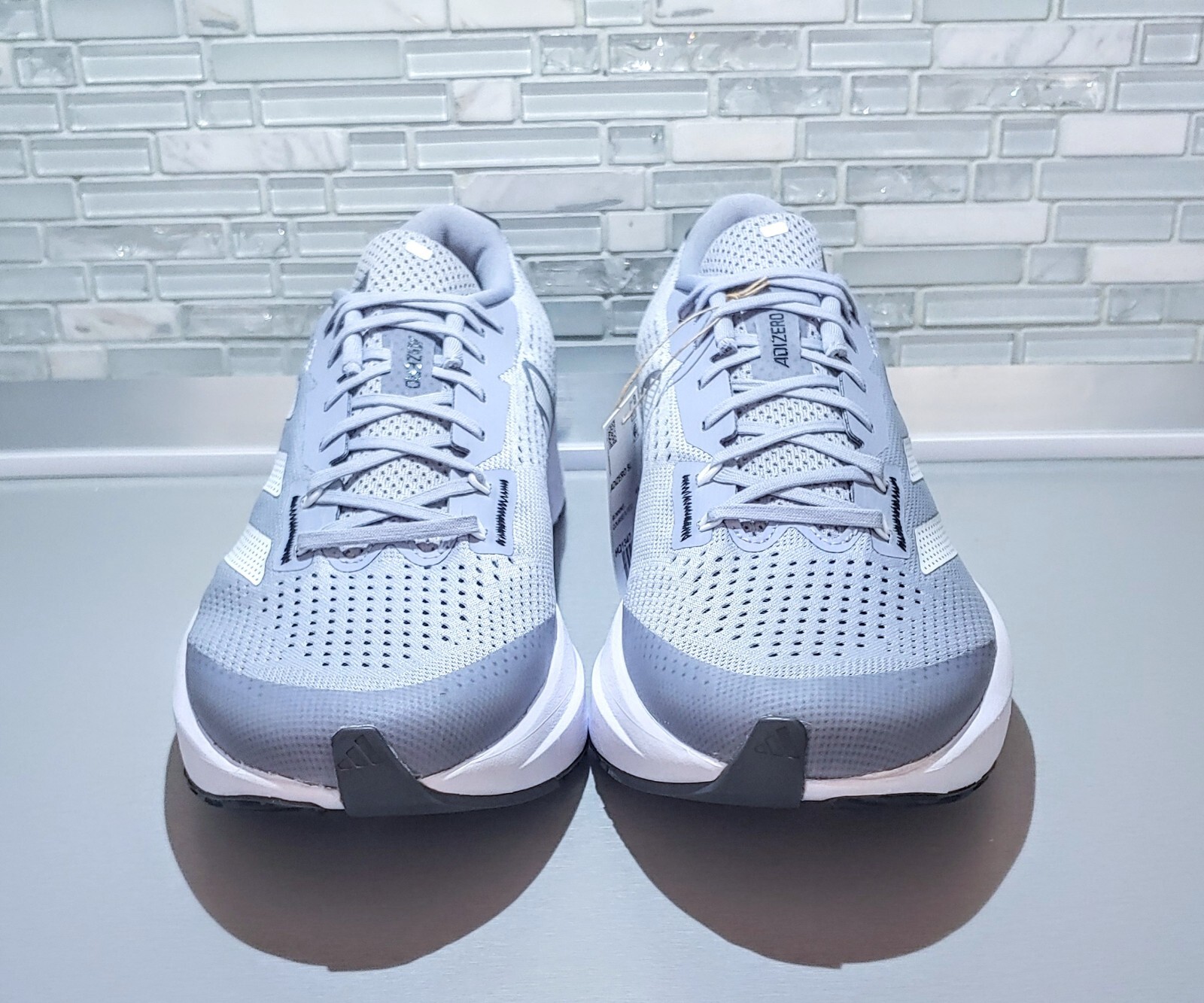 Size 10.5 - adidas Adizero SL Halo Silver Carbon for sale online | eBay