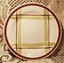 Edwin Knowles PLAID 10" Dinner Plate Designed by Virginia Hamill MCM ...
