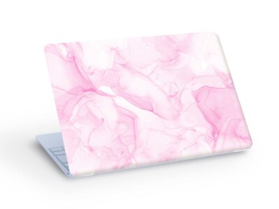 Pink MARBLE Ink LAPTOP SKIN Decal Sticker, Pink Marble Laptop Skin ...