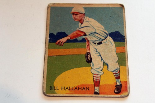 1935 VINTAGE BILL HALLAHAN DIAMOND STARS BASEBALL CARD-#23 UNGRADED | eBay